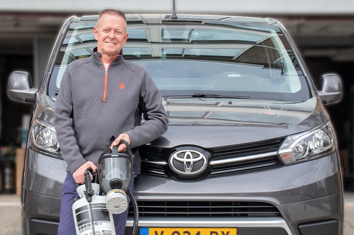 Bestrijder René Sulkers: 'Ik ga héél ver voor mijn klanten'